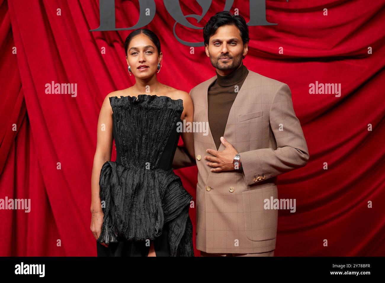 Radhi Devlukia-Shetty, left, and Jay Shetty attend the BoF 500 Gala ...