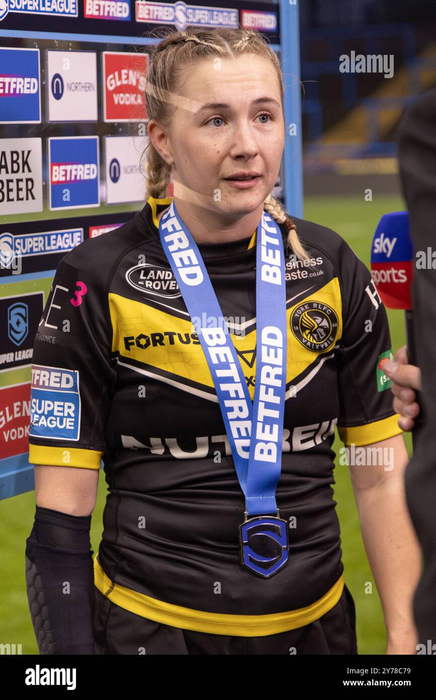 Georgie Hetherington of York Valkyrie Stock Photo - Alamy