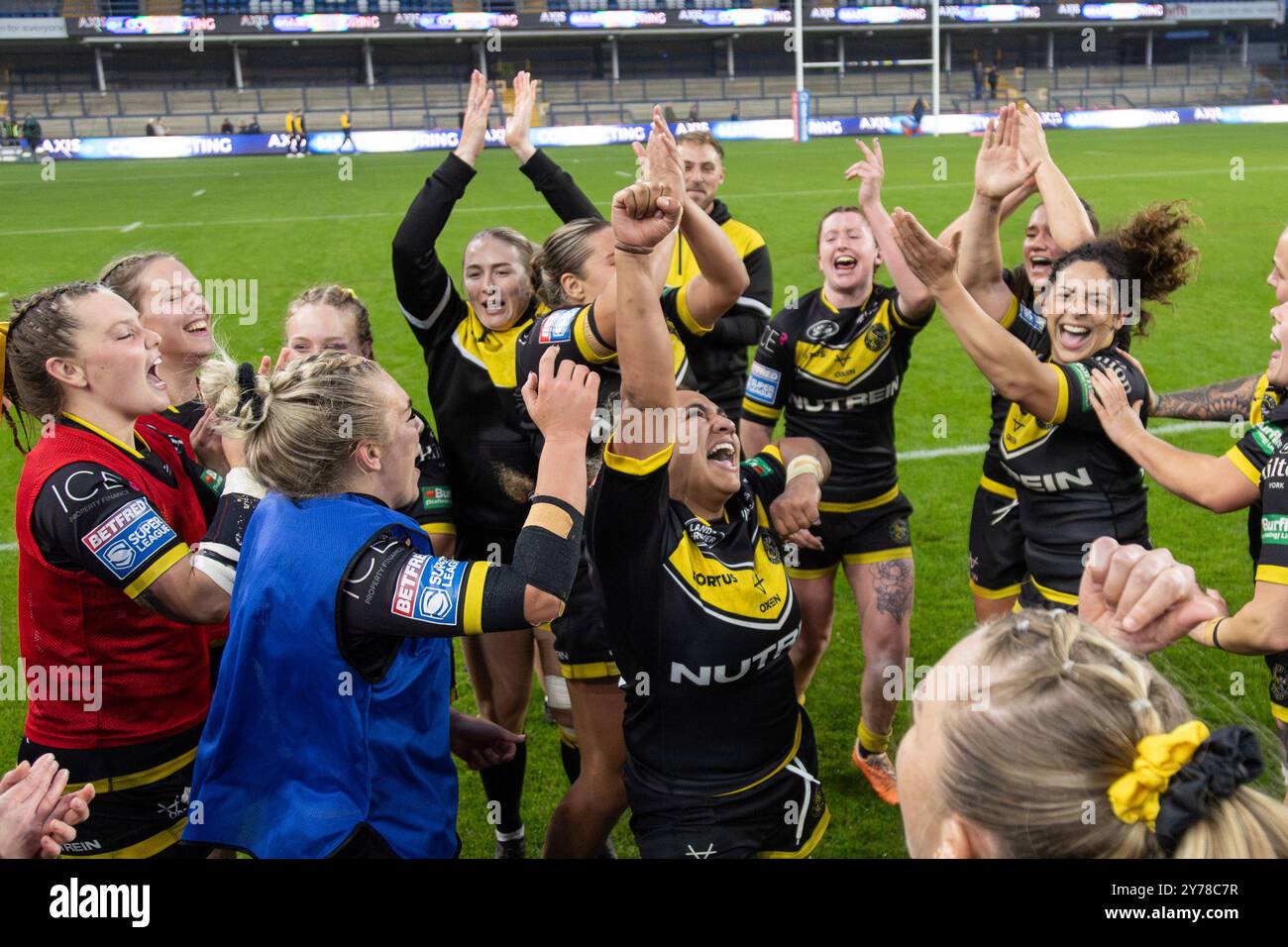 Kelsey Gentles of York Valkyrie celebrates Stock Photo - Alamy