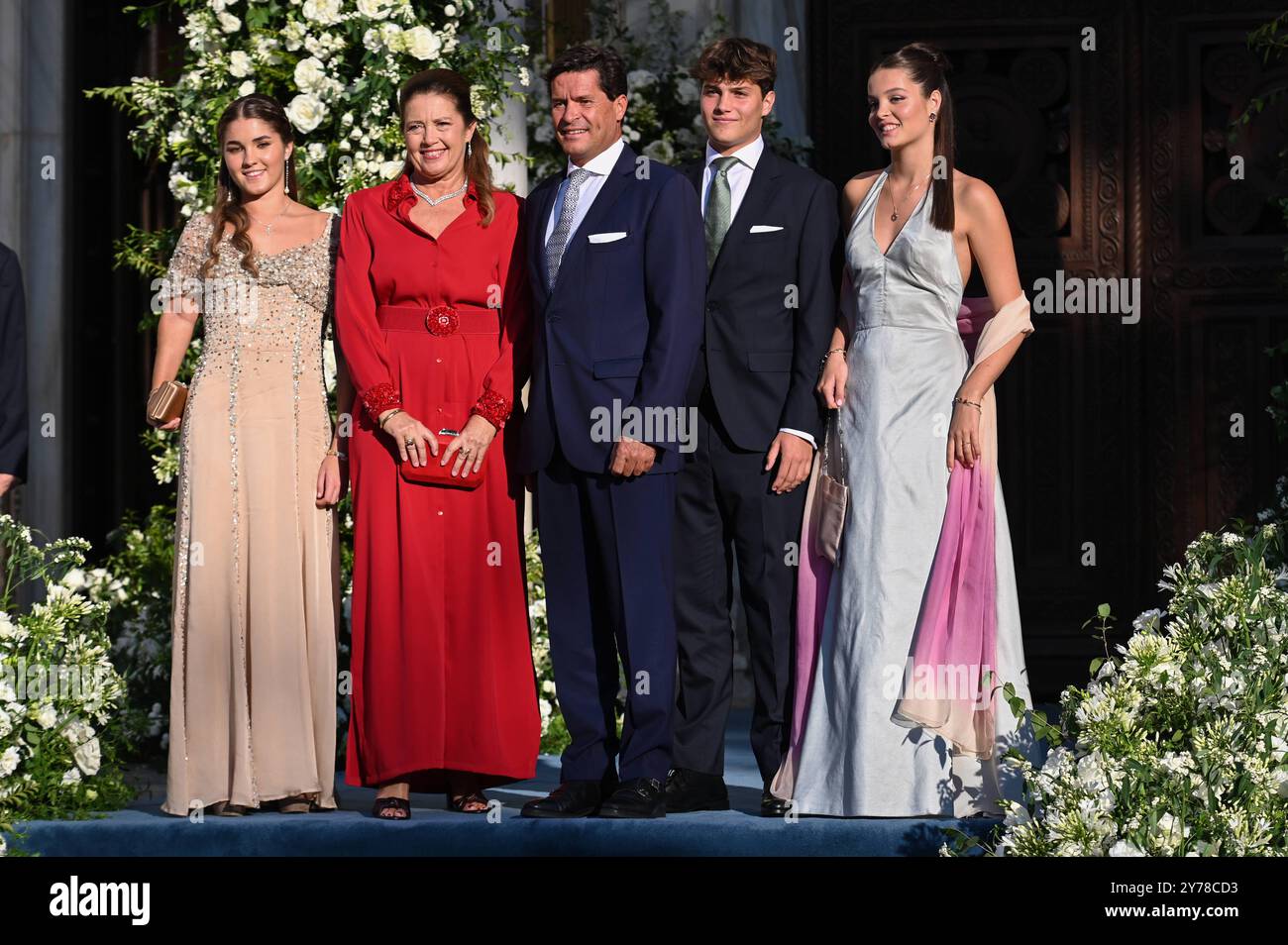 Royal wedding of Princess Theodora of Greece and Matthew Kumar in ...