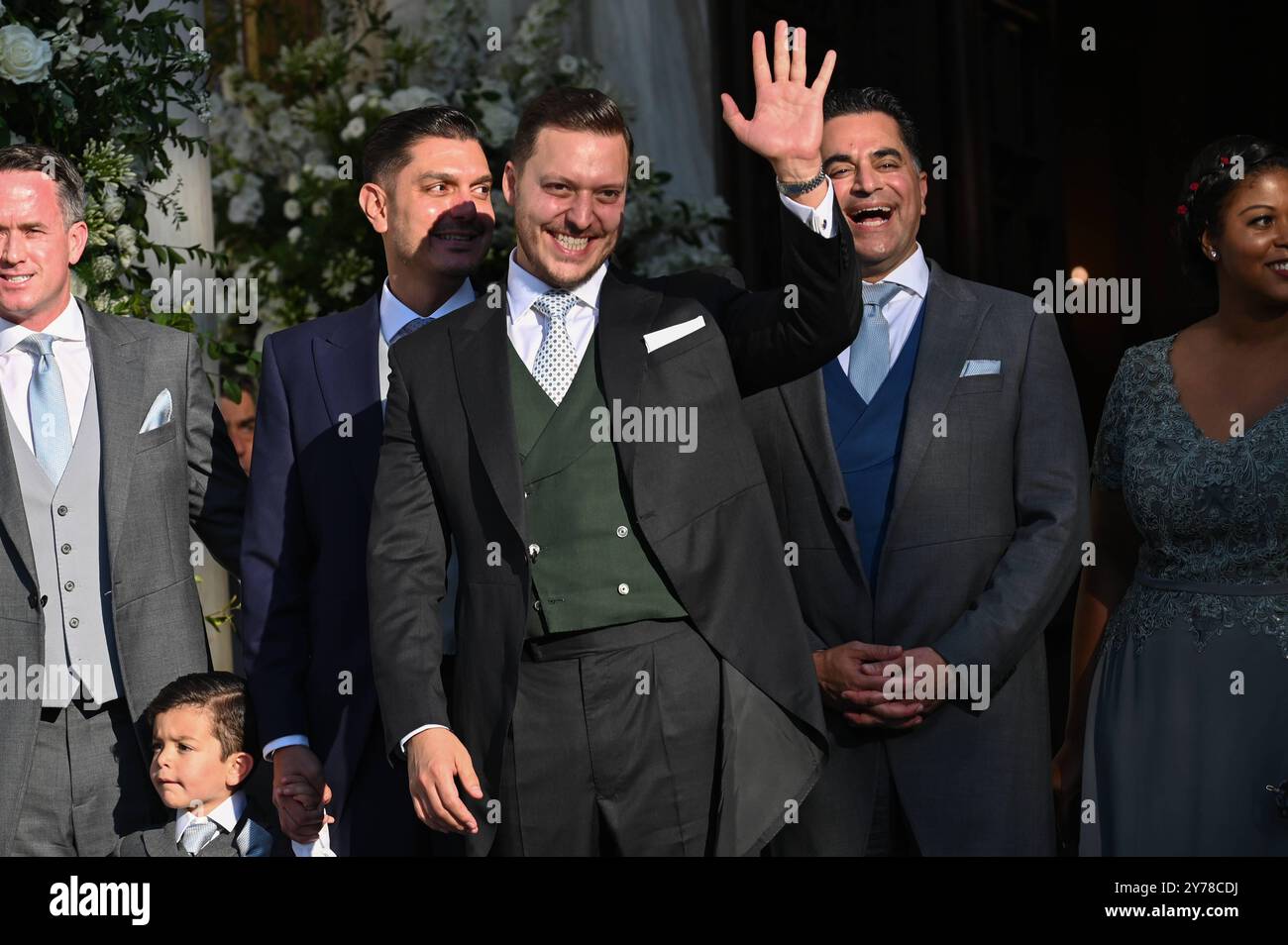 Royal wedding of Princess Theodora of Greece and Matthew Kumar in ...