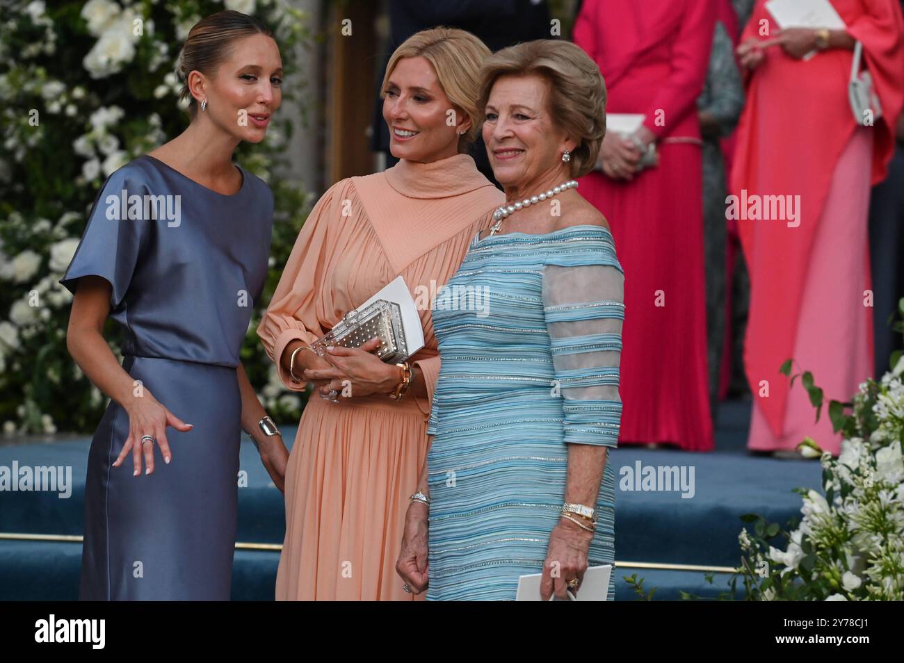 Royal wedding of Princess Theodora of Greece and Matthew Kumar in ...