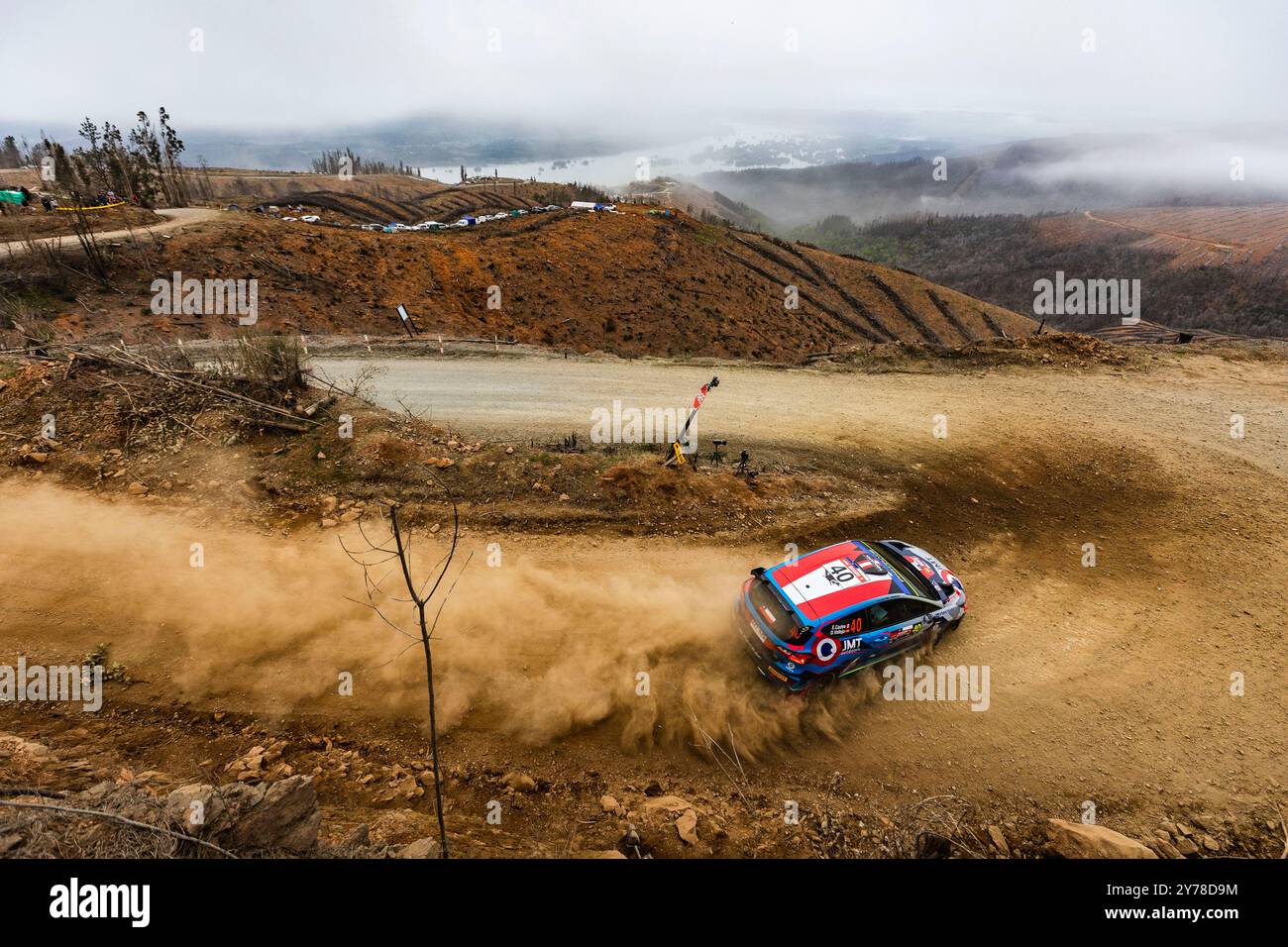 40 CASTRO Eduardo, VALLEJO Diego, Ford Fiesta Rally3, action during the ...