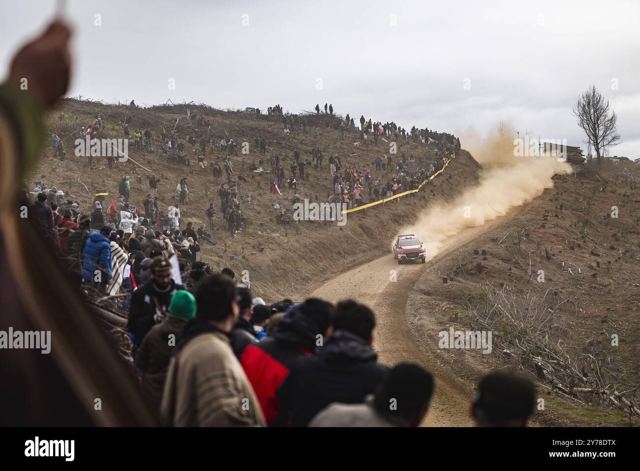 21 ROSSEL Yohan, BOULLOUD Benjamin, Citroen C3 Rally2, action during ...