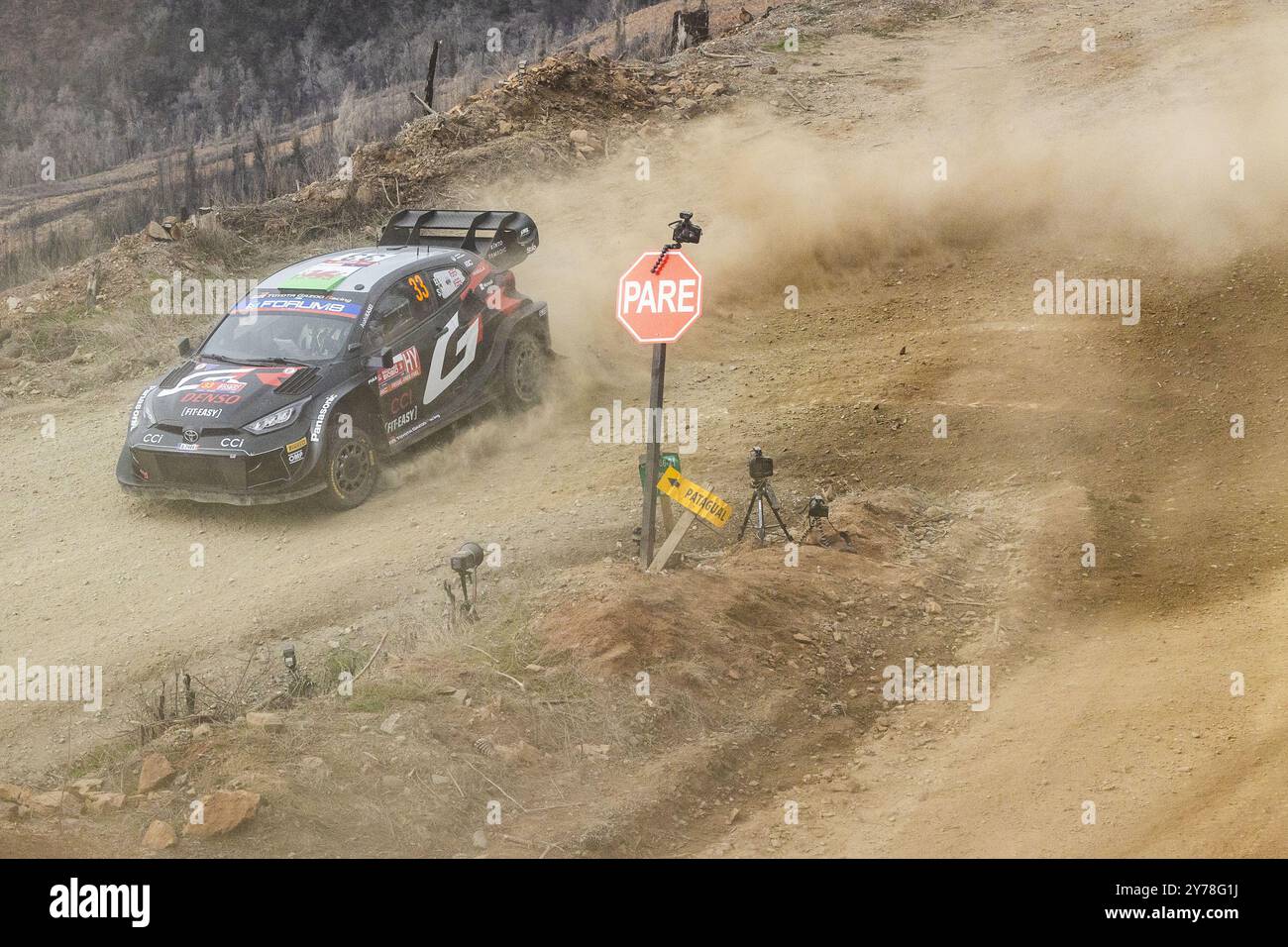 33 EVANS Elfyn, MARTIN Scott, Toyota GR Yaris Rally1, action during the ...