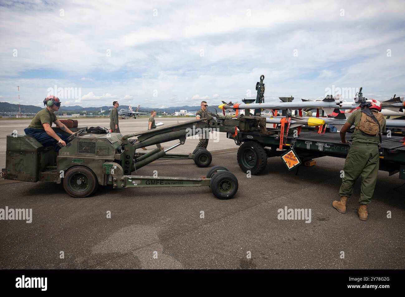 U.S. Marines with Marine Attack Fighter Squadron 312, Marine Aircraft ...