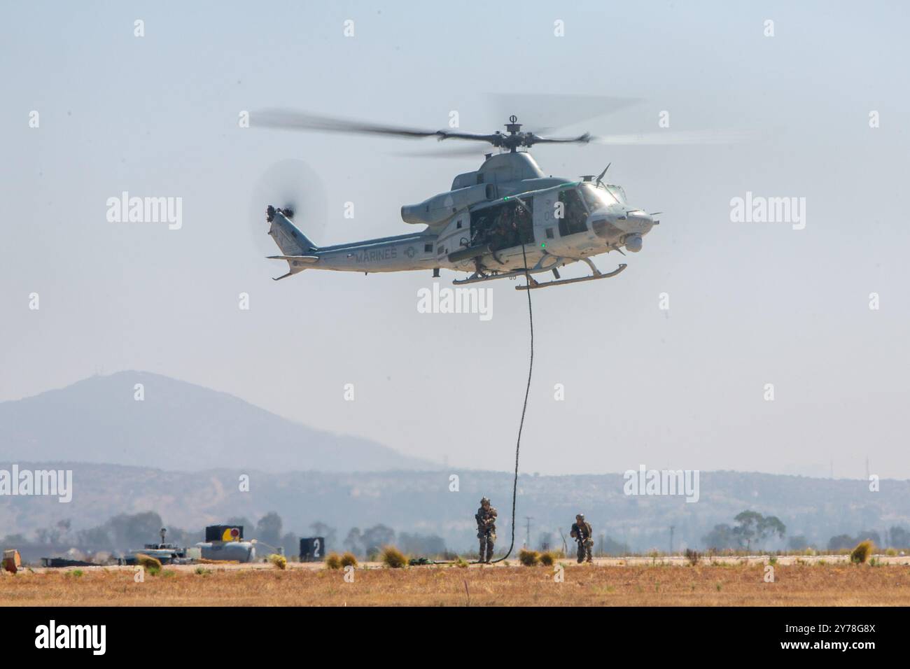 A U.S. Marine with 1st Reconnaissance Battalion, 1st Marine Division ...