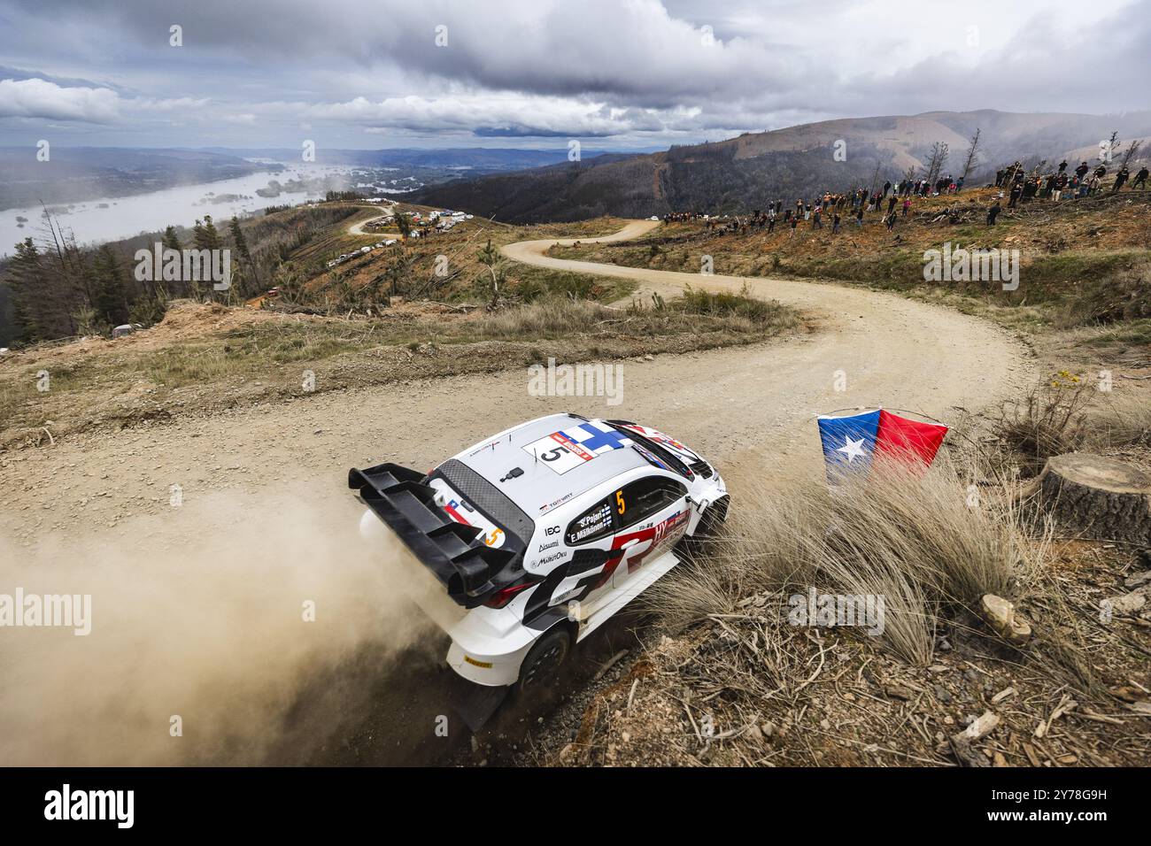 05 PAJARI Sami, MALKONEN Enni, Toyota GR Yaris Rally1, action during ...