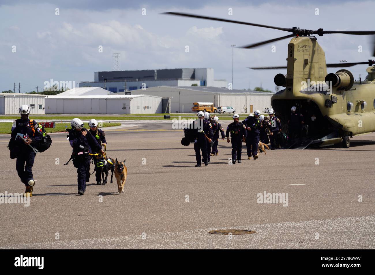 Urban Search and Rescue Texas Task Force One on the scene with search ...