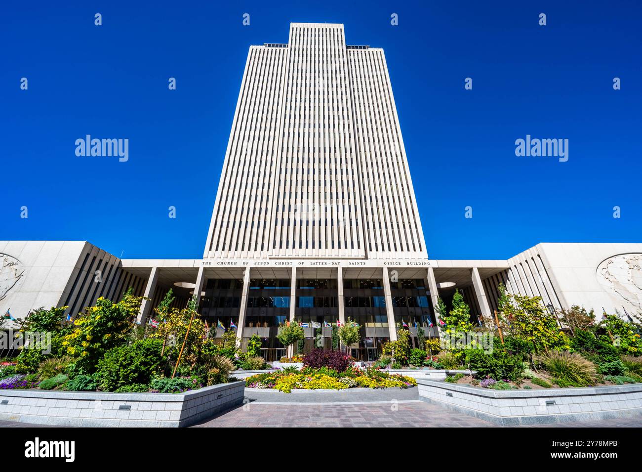 Morman Square Temple Square Salt Lake City Utah Church of Jesus Christ ...
