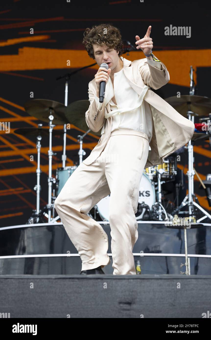 The Kooks performing at the Victorious Festival 2024 , Southsea ...