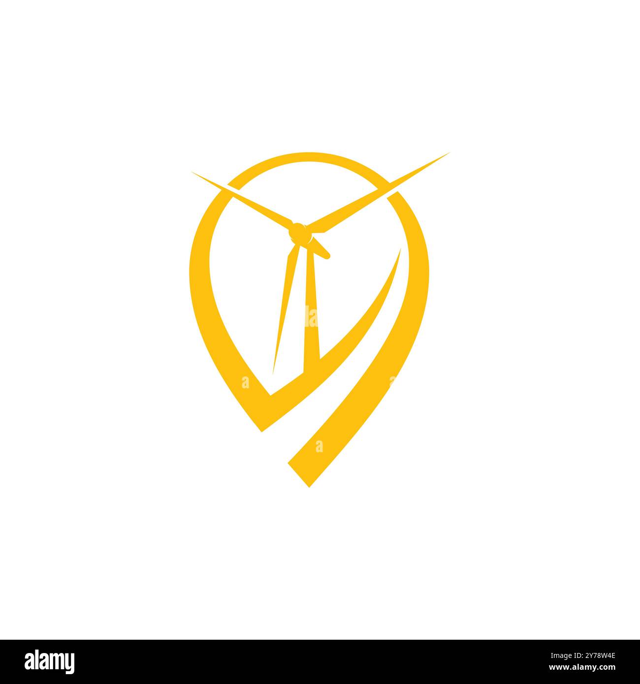 Wind logo Stock Vector Images - Alamy