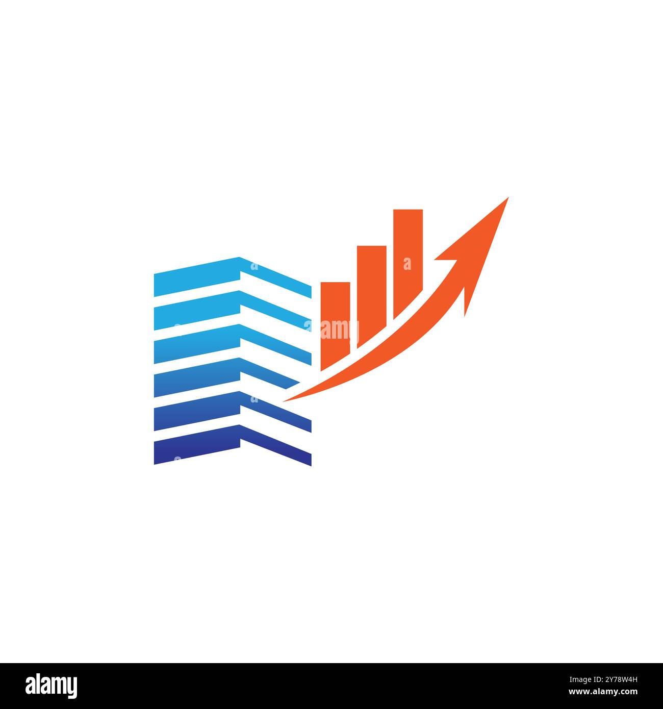 Modern real estate investment logo design Vector. Property investment ...