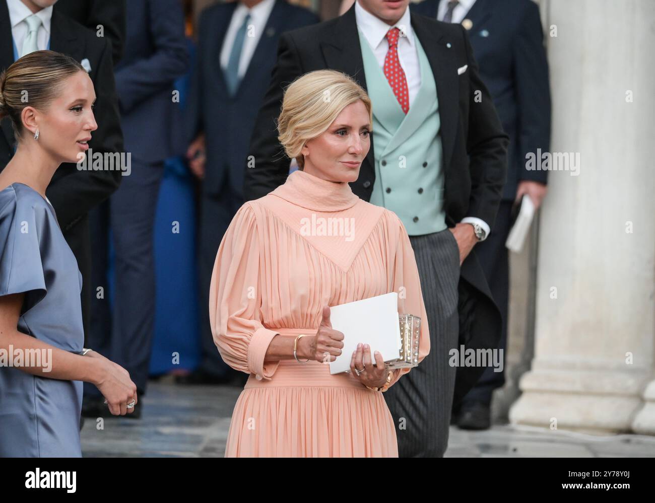 Athens, Greece. 28 September 2024. Princess Maria-Olympia and Crown ...