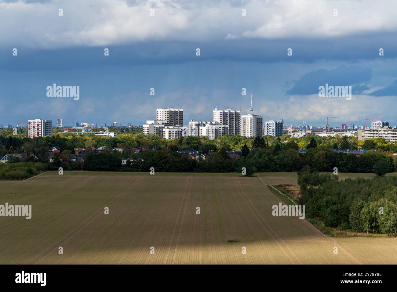 Berlin, Germany 2024: Gropiusstadt is a large housing estate built by ...