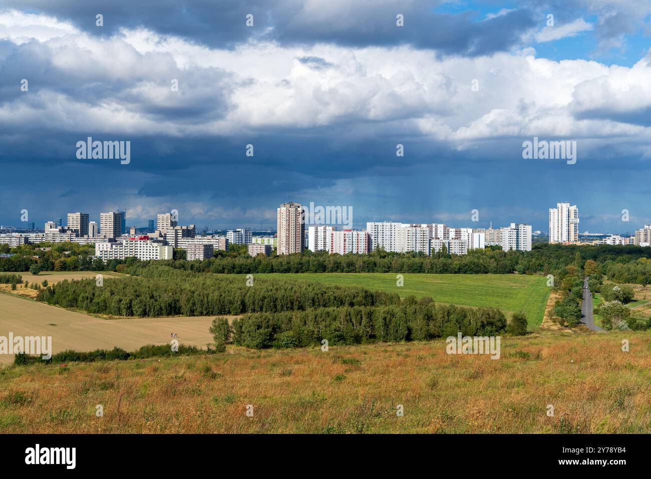 Berlin, Germany 2024: Gropiusstadt is a large housing estate built by ...