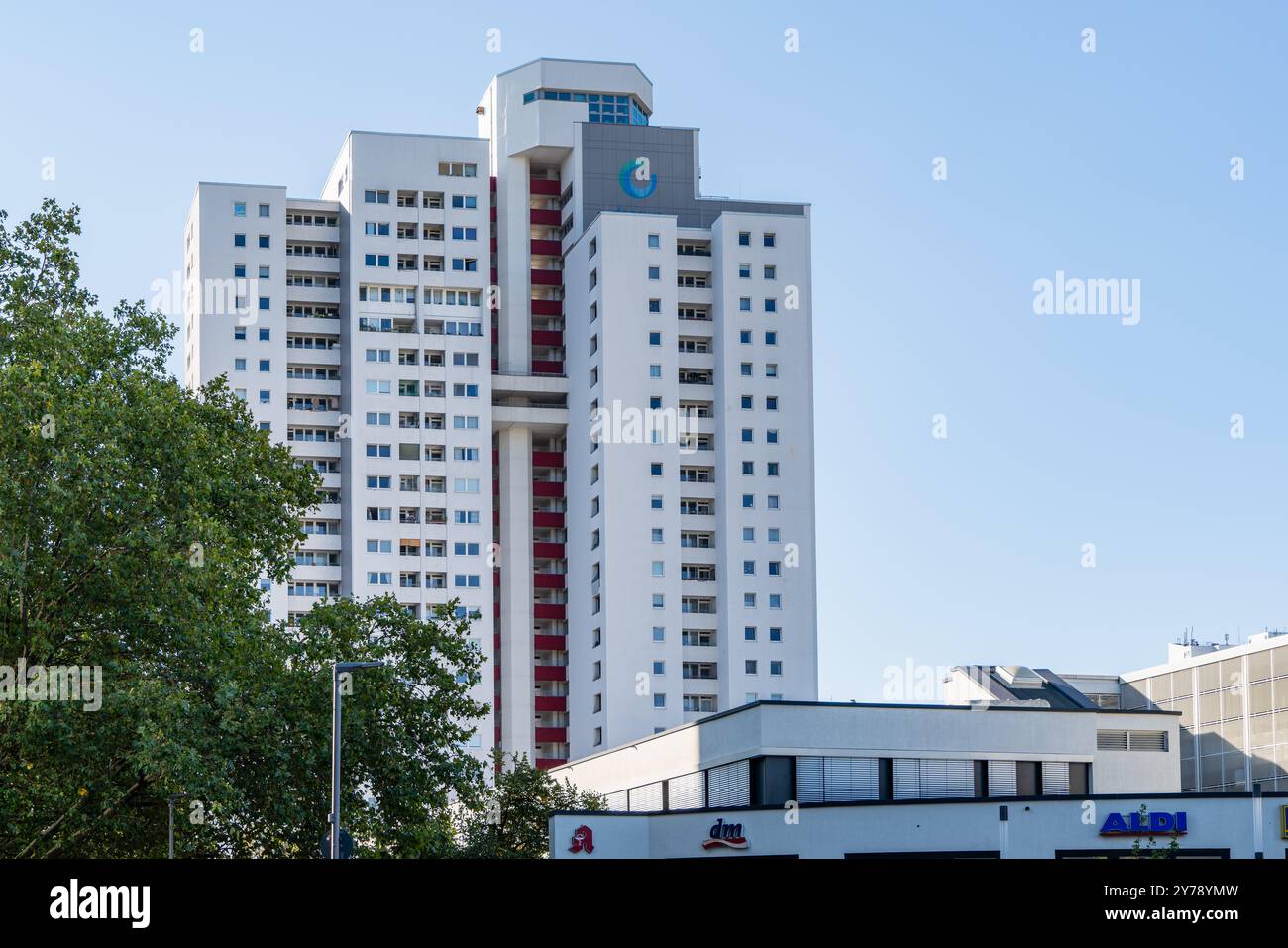 Berlin, Germany 2024: Gropiusstadt is a large housing estate built by ...