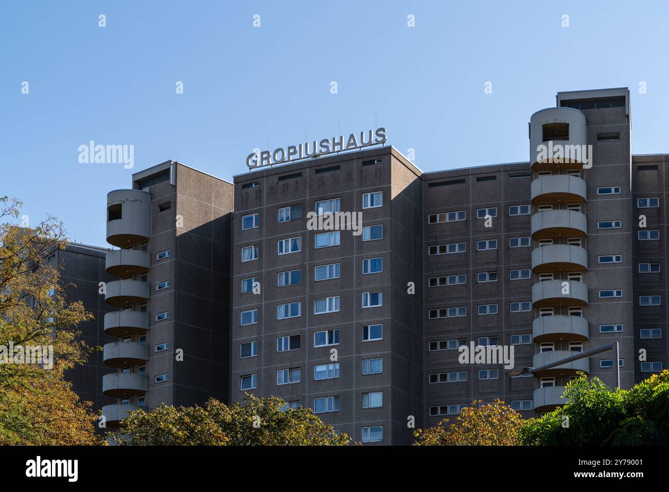 Berlin, Germany 2024: Gropiusstadt is a large housing estate built by ...