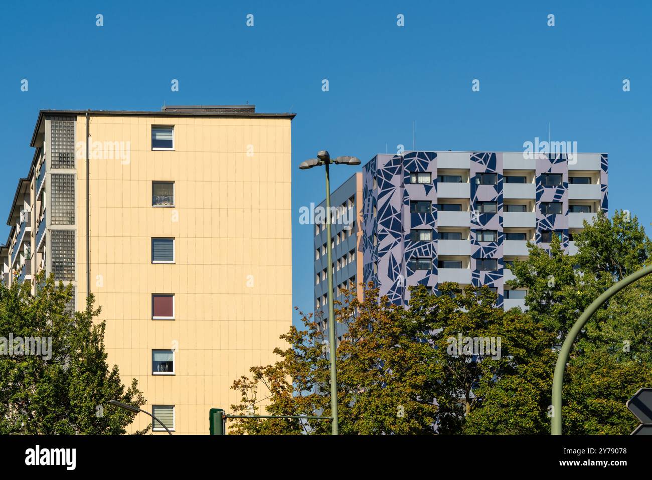 Berlin, Germany 2024: Gropiusstadt is a large housing estate built by ...