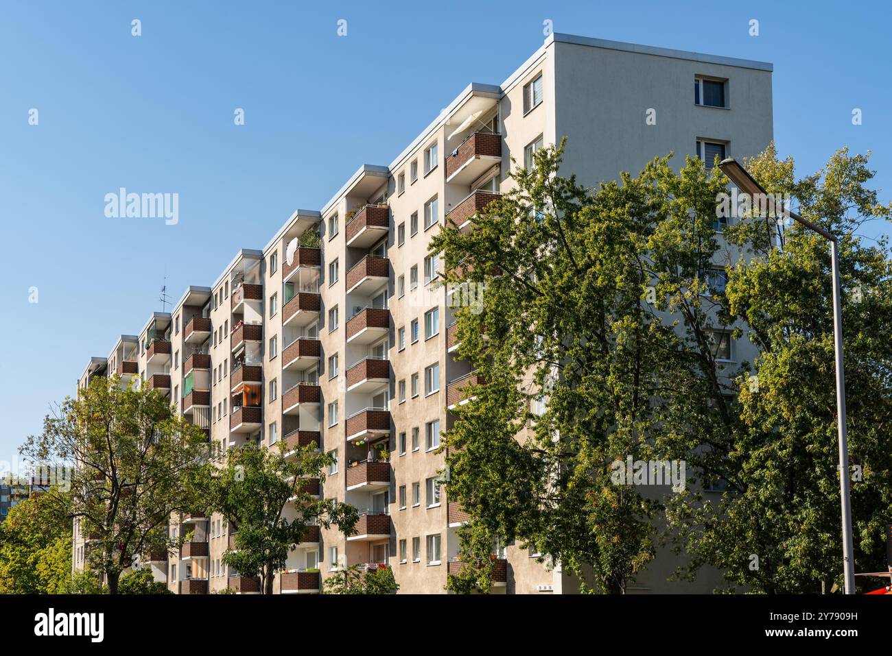 Berlin, Germany 2024: Gropiusstadt is a large housing estate built by ...