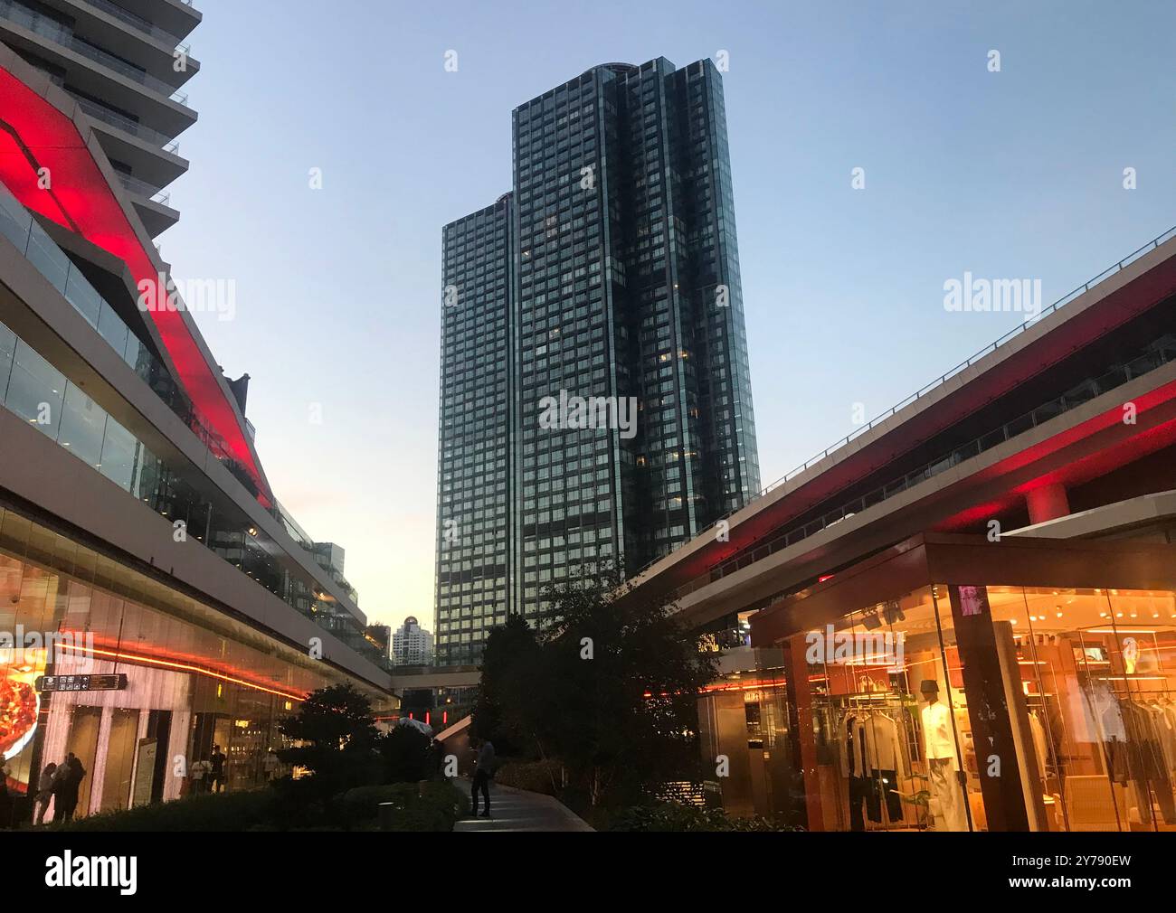 Zorlu Center Shopping Mall and Ciftci Towers in Istanbul, Turkey Stock ...