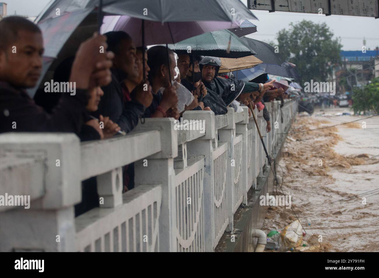 Floods landslides occurred in nepal hi-res stock photography and images ...