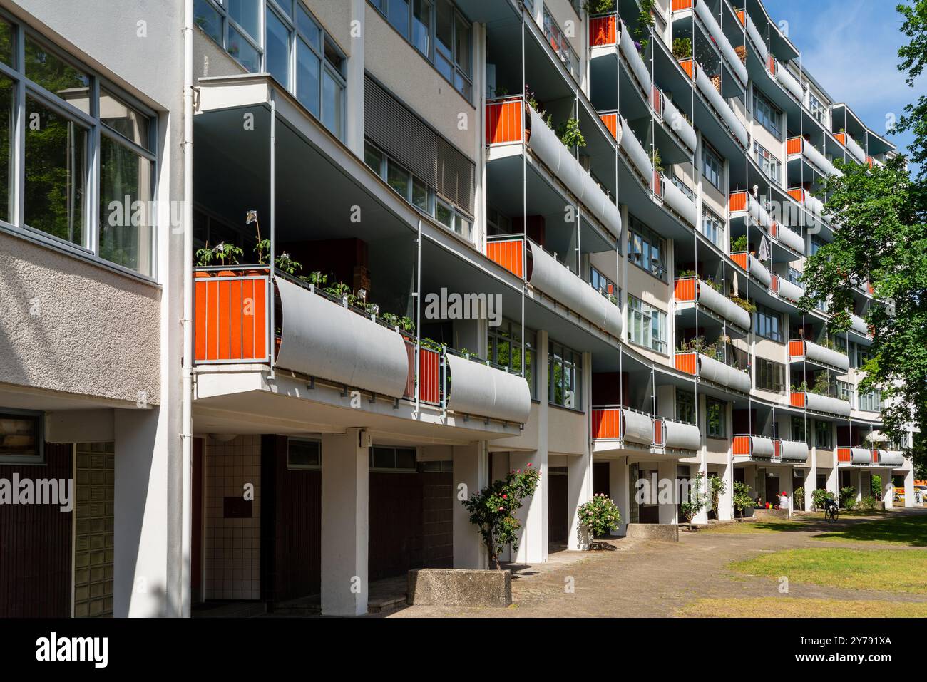 Berlin 2024: The Hansaviertel model housing estate was built in 1957 as ...