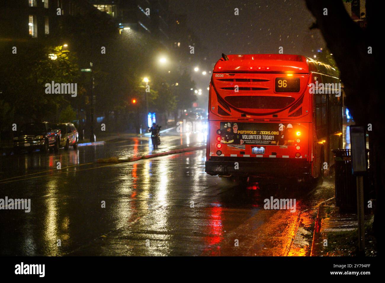 Bus in the DC Area Stock Photo - Alamy