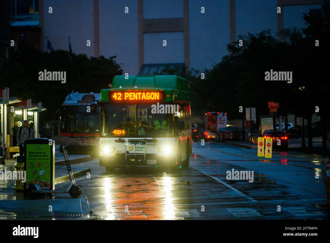 Transit buses throughout the Washington DC Area Stock Photo - Alamy
