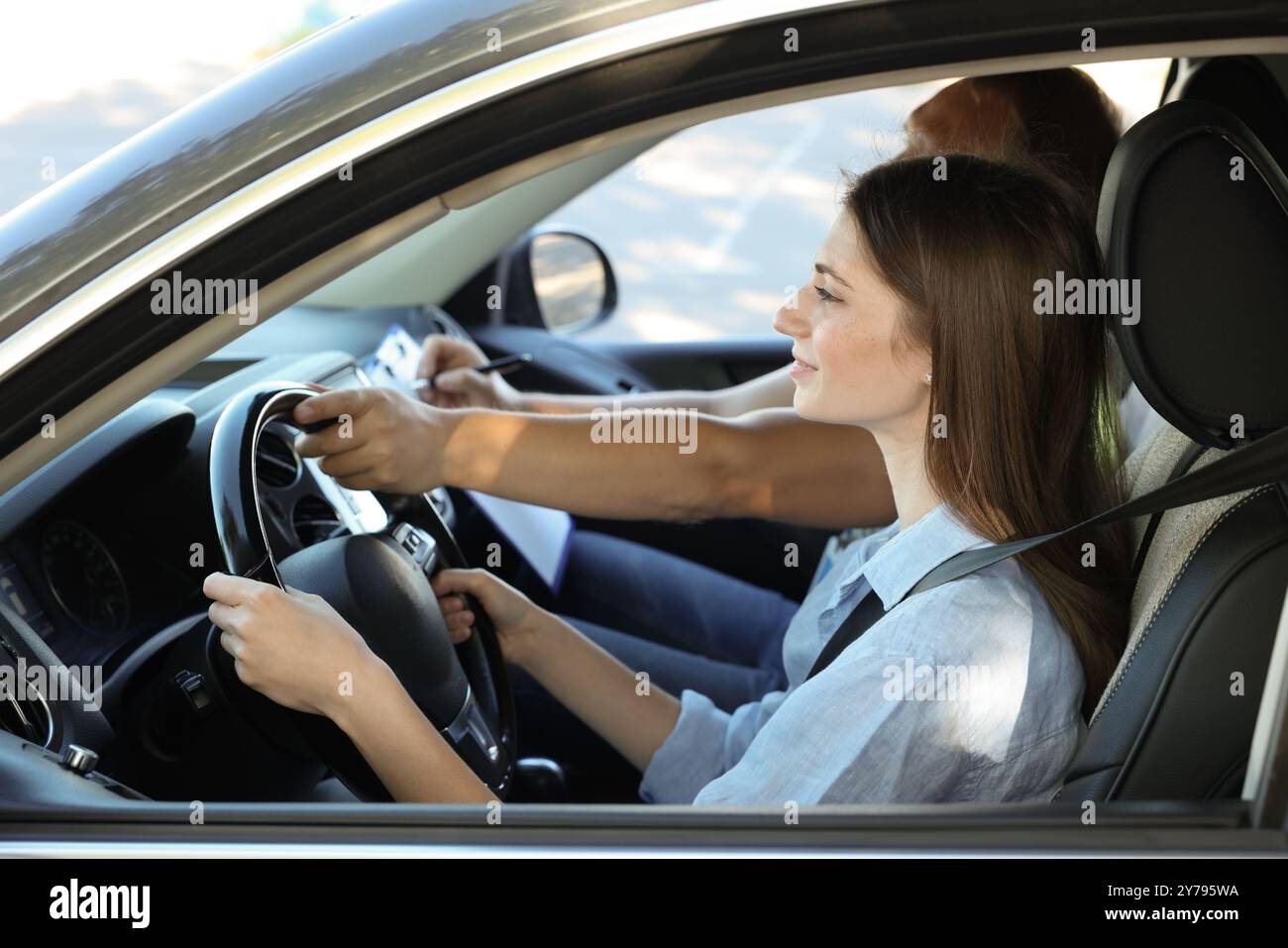 Male passing driving test hi-res stock photography and images - Alamy