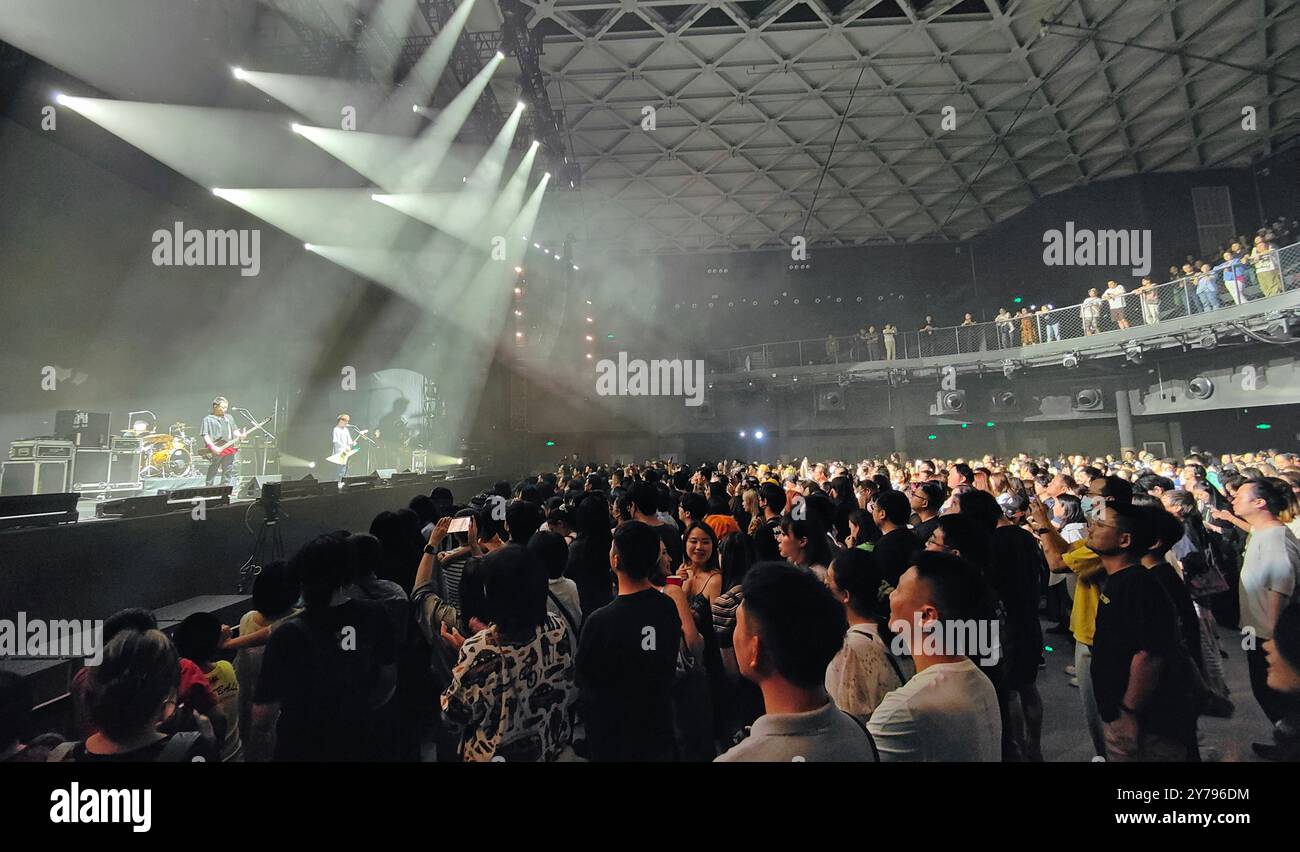 SHANGHAI, CHINA - SEPTEMBER 28, 2024 - A view of a concert by Japanese ...