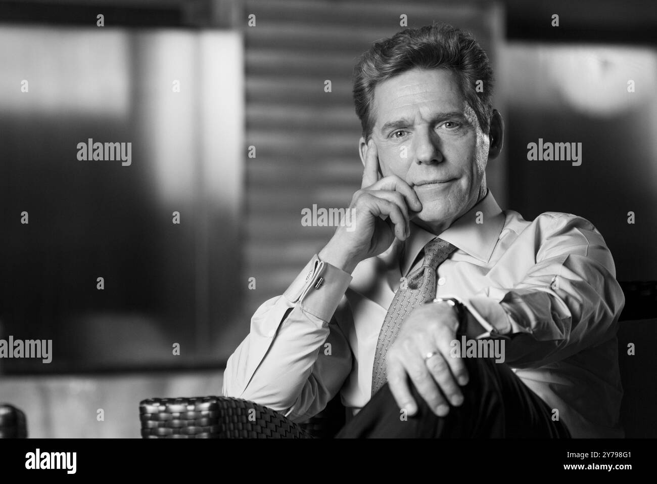 David Miscavige, ecclesiastical leader of the Scientology religion, at ...