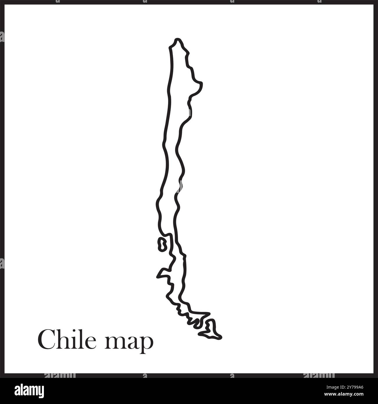 Chile region map vector illustration design Stock Vector Image & Art ...