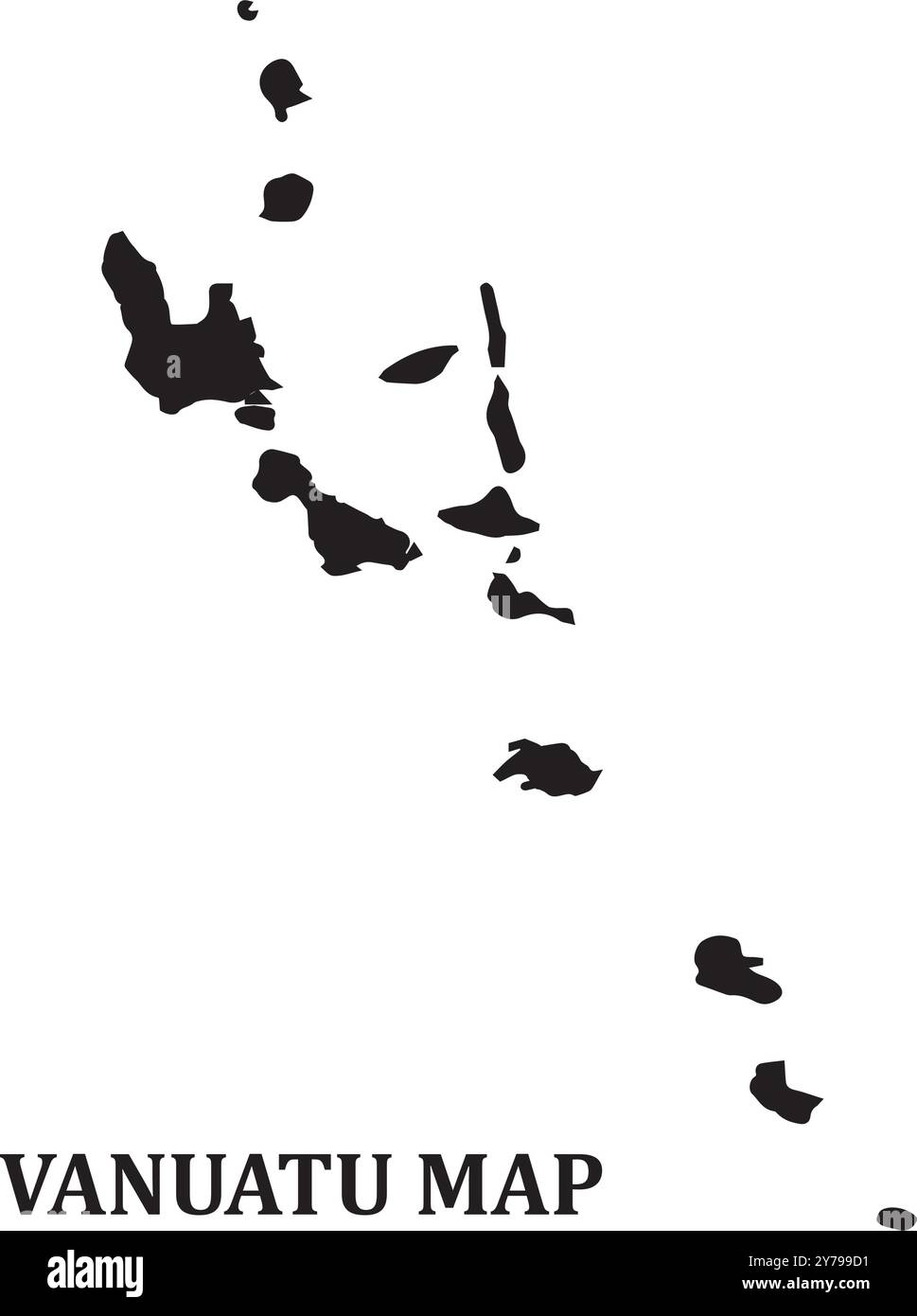 Vanuatu region map illustration symbol design Stock Vector Image & Art ...