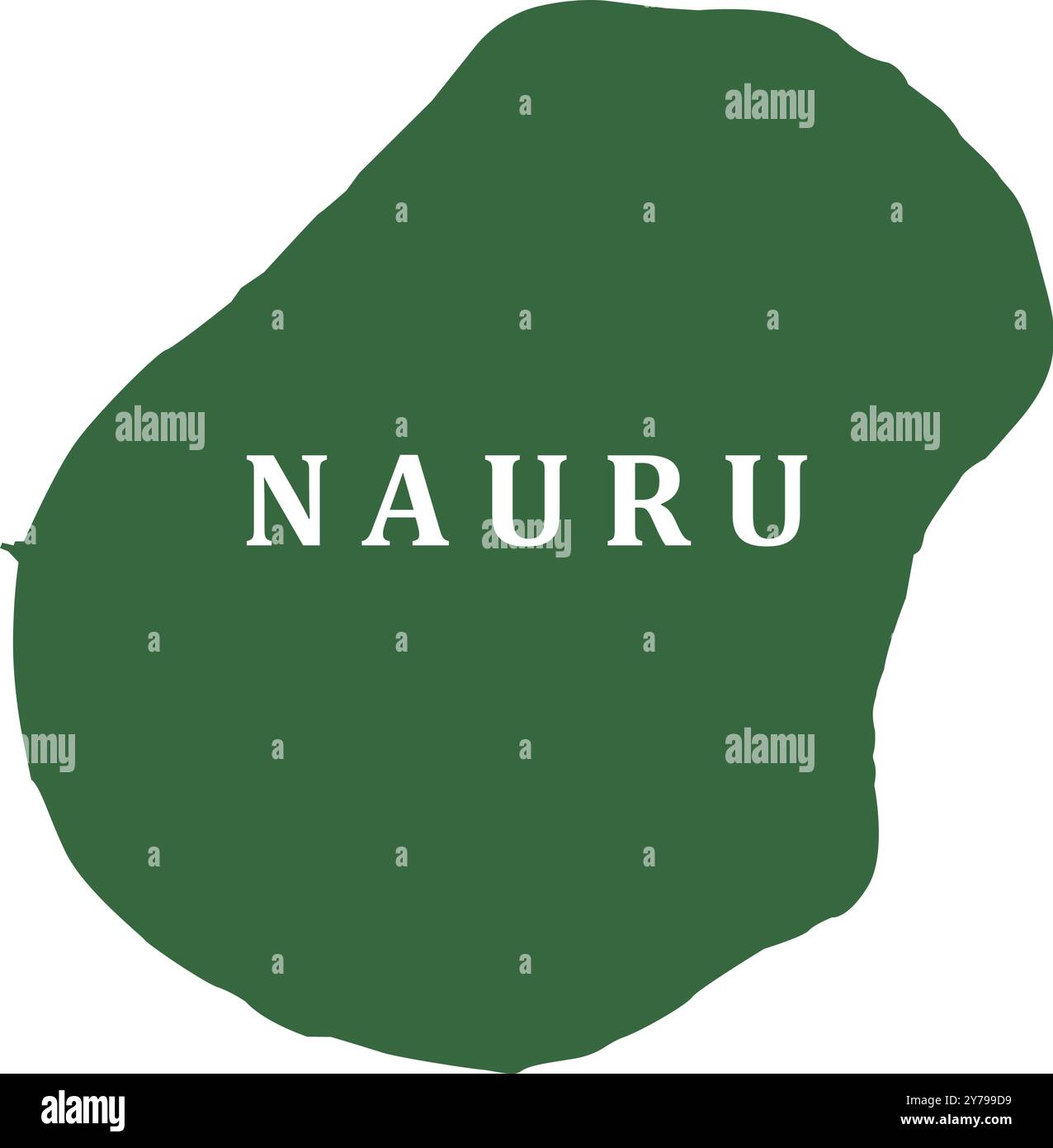 Nauru region map illustration symbol design Stock Vector Image & Art ...