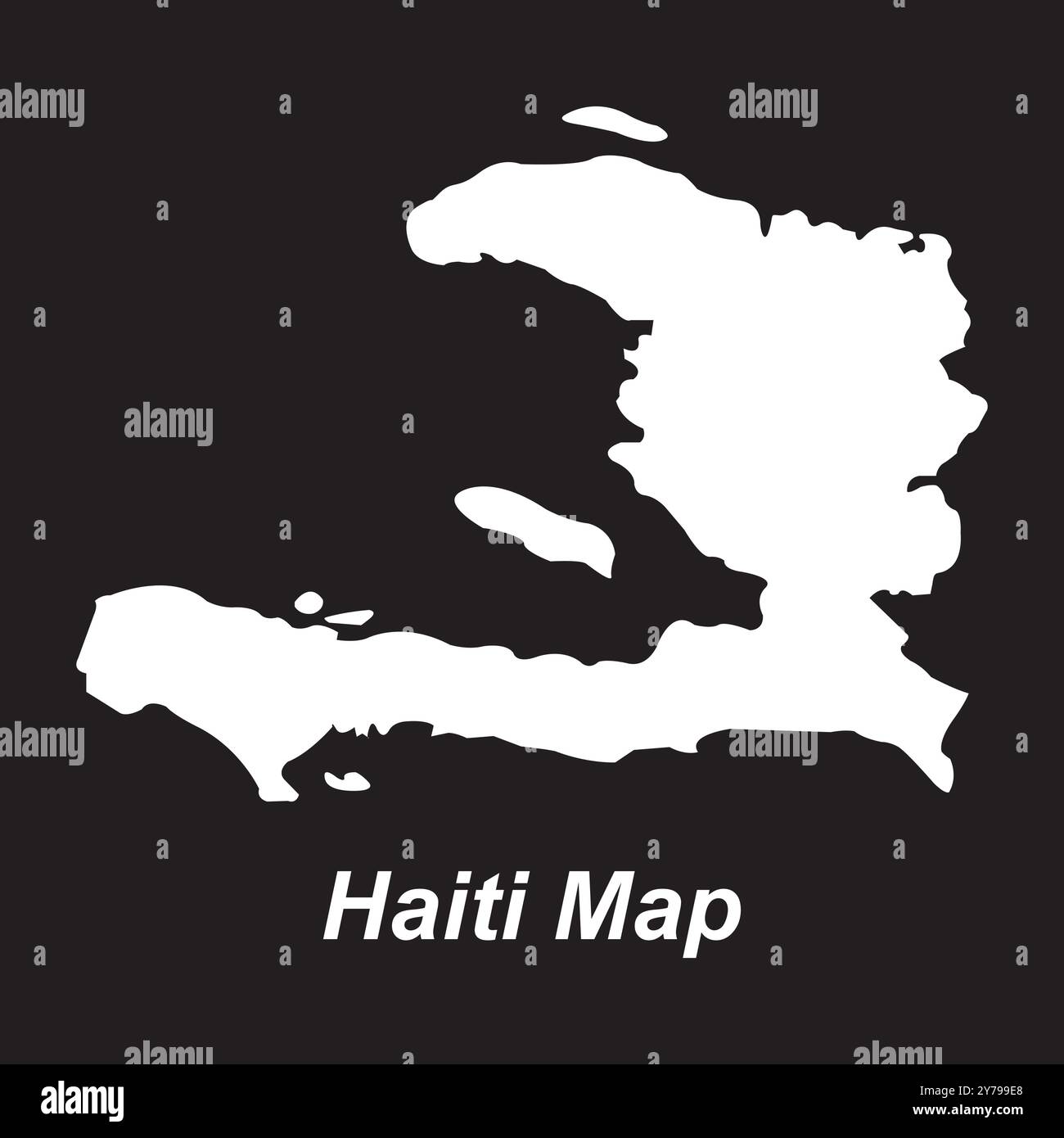 map of Haiti vector illustration symbol design Stock Vector Image & Art ...