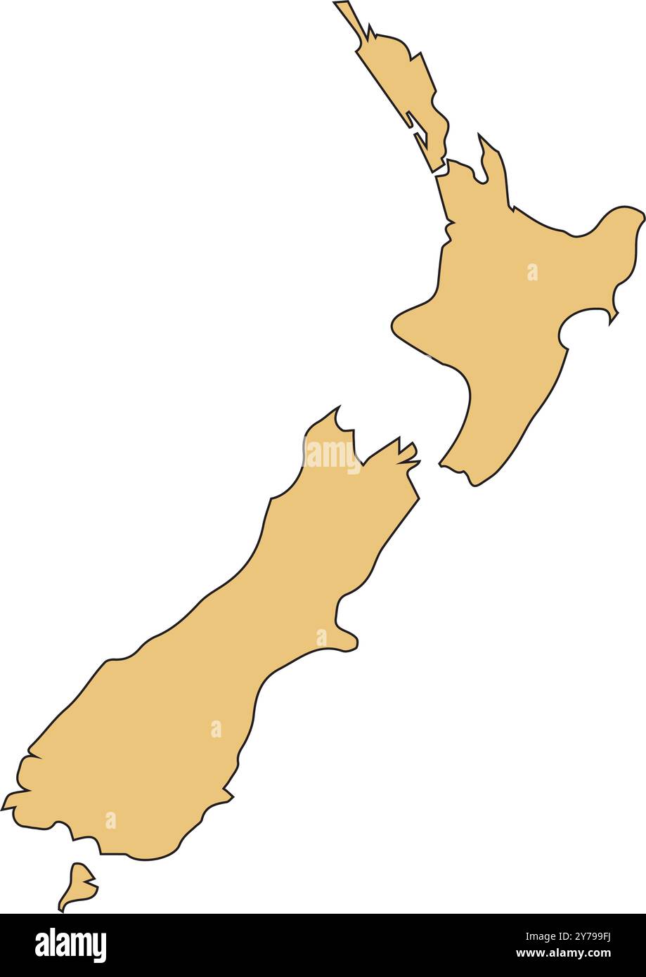 new zealand map icon vector illustration symbol design Stock Vector ...