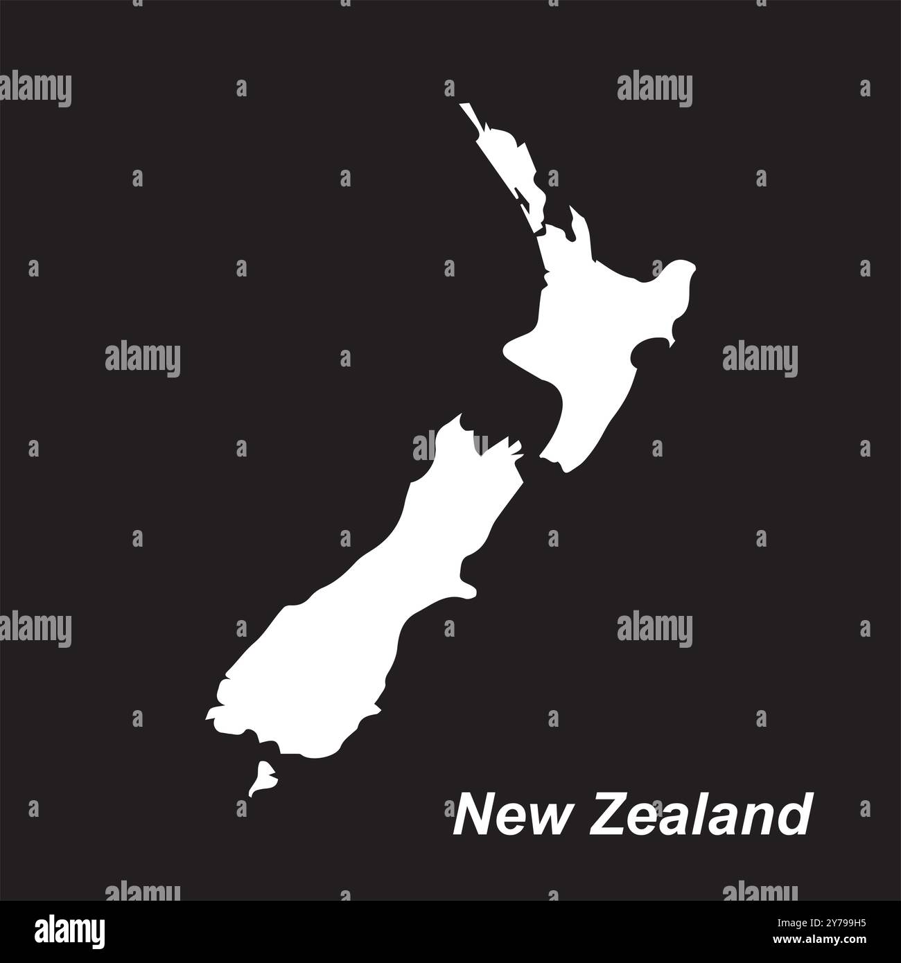 Auckland vector outline map hi-res stock photography and images - Alamy