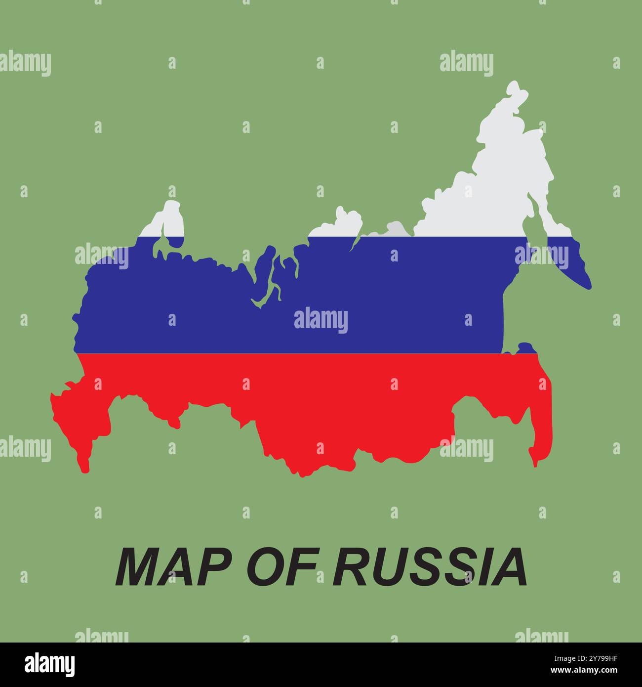 Map of regions of Russia vector illustration design Stock Vector Image ...