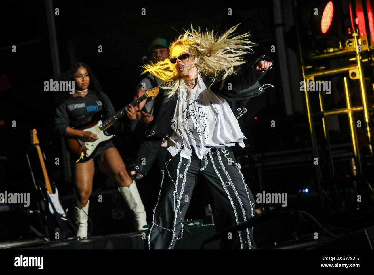 Singer-songwriter Renee Rapp performs during the All Things Go Music ...