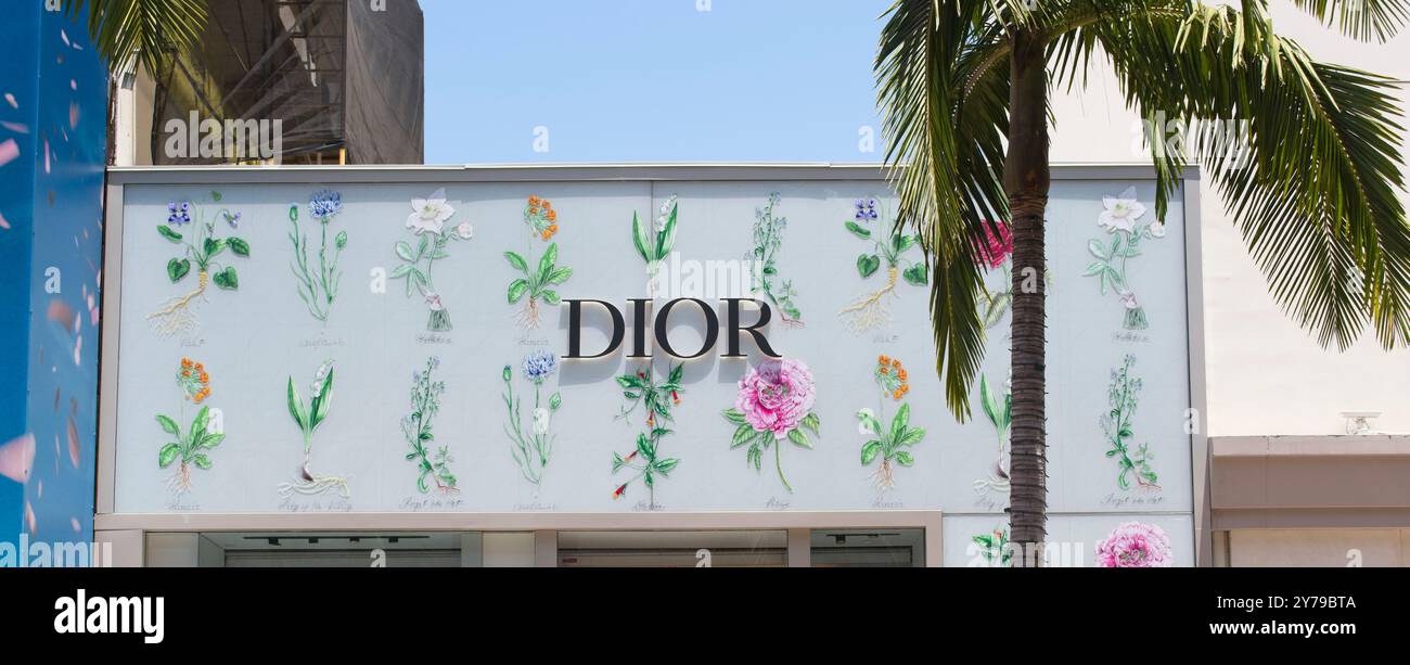 Beverly Hills, CA, USA - June 13, 2024: Dior Fashion store at Rodeo ...