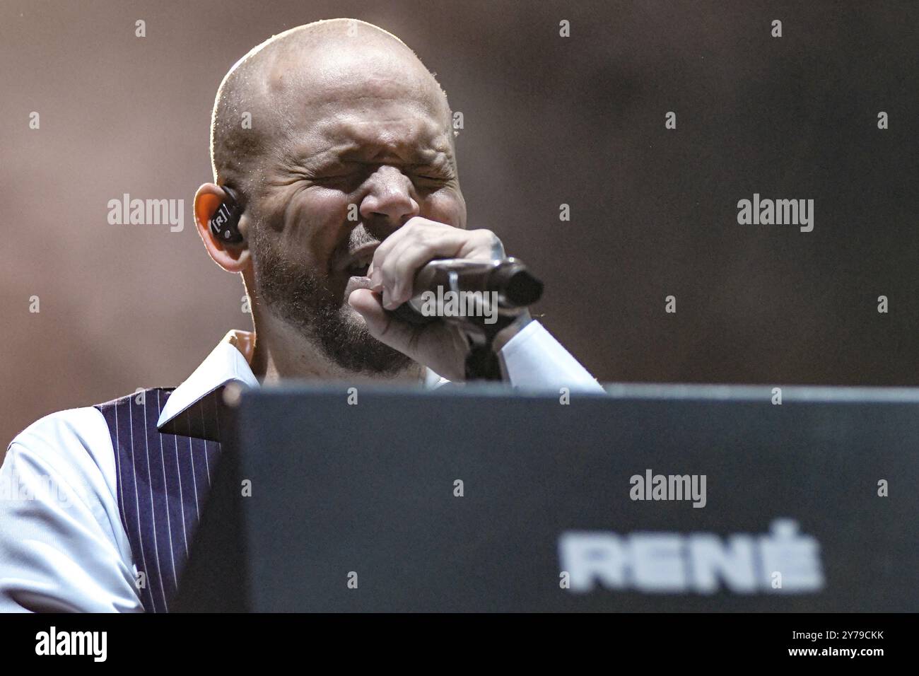 Buenos Aires, Argentina (28th Sep 2024). Puerto Rican singer and rapper ...