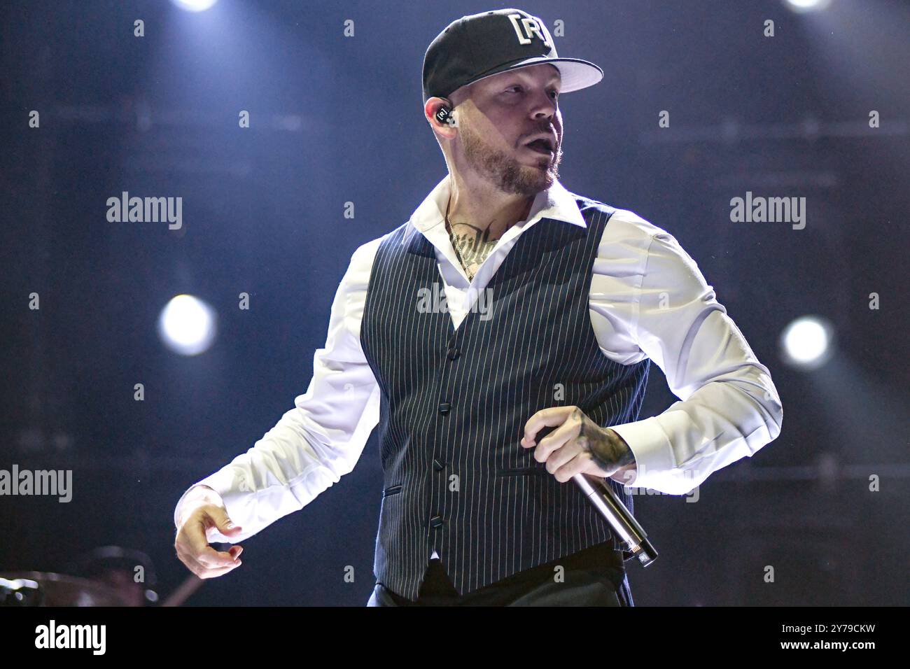 Buenos Aires, Argentina (28th Sep 2024). Puerto Rican singer and rapper ...