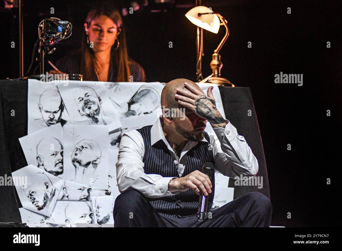 Buenos Aires, Argentina (28th Sep 2024). Puerto Rican singer and rapper ...