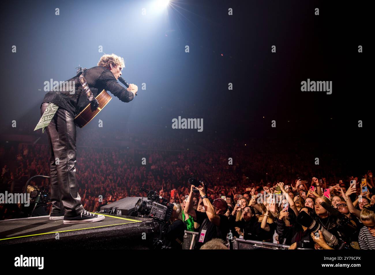 Copenhagen, Denmark. 27th, September 2024. The Danish singer and pop ...