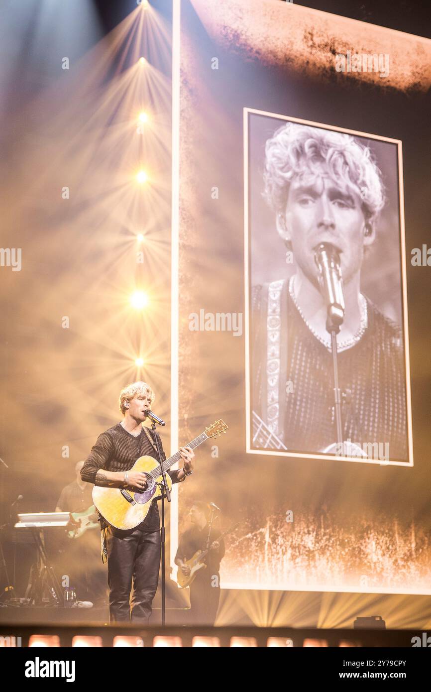 Copenhagen, Denmark. 27th, September 2024. The Danish singer and pop ...