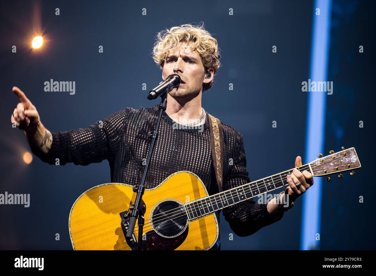 Copenhagen, Denmark. 27th, September 2024. The Danish singer and pop ...