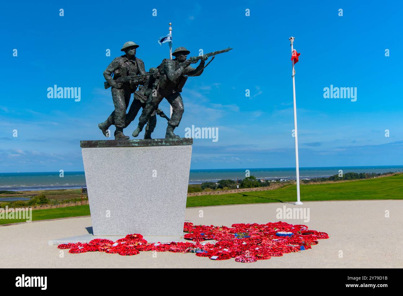 British Normandy Memorial in Normandy, France Stock Photo - Alamy