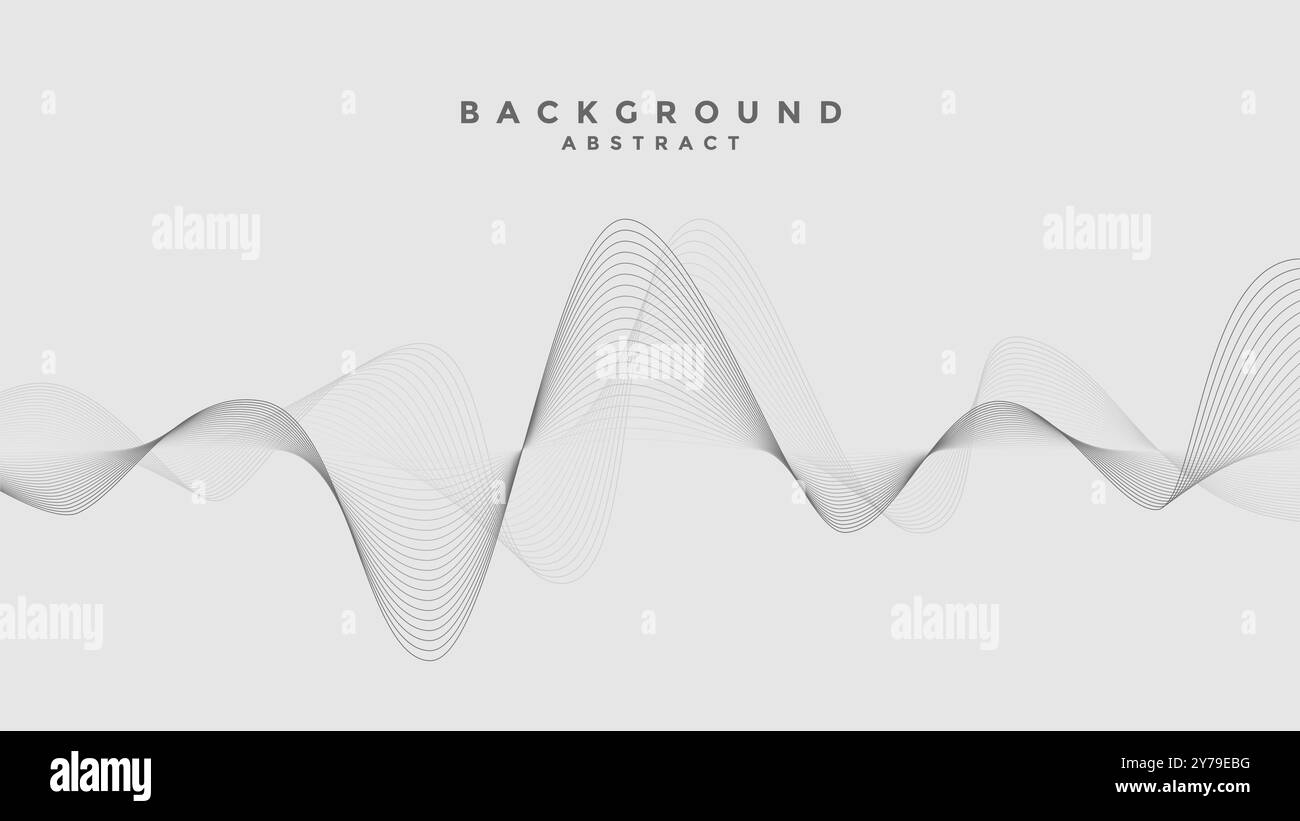 Abstract sound wave background white Stock Vector Image & Art - Alamy
