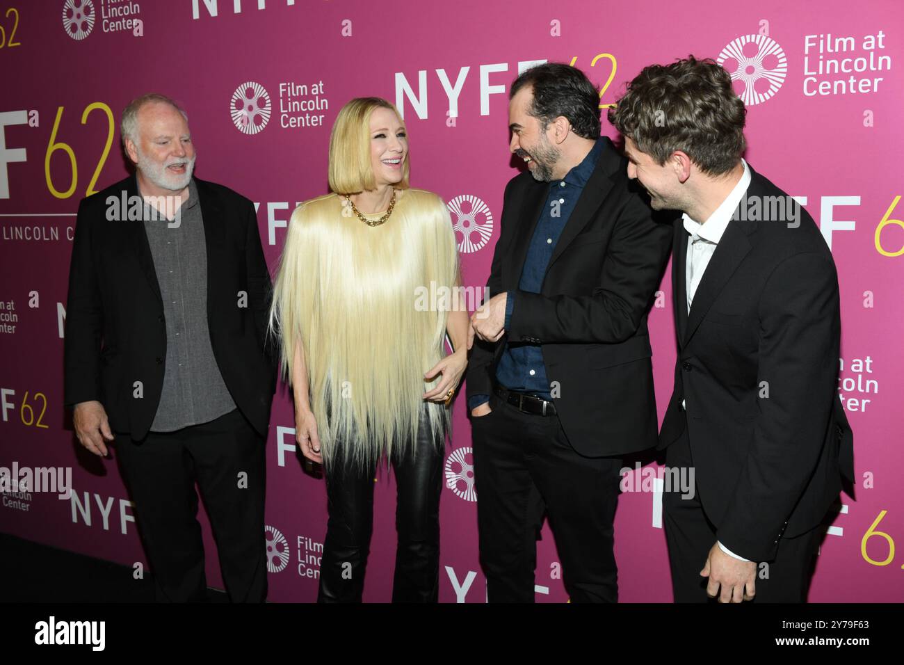 New York, USA. 28th Sep, 2024. Galen Johnson, Guy Maddin, Cate Blanchett and Evan Johnson ...